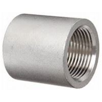 Pipe Fittings Direct. 1 inch NPT class 150 full coupling Cast 304 ...