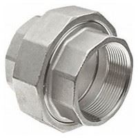 Pipe Fittings Direct. 2 inch NPT 304 Stainless Steel Union