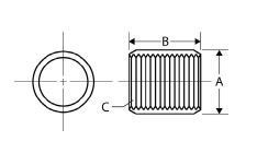 Pipe Fittings Direct. 1 inch mechant steel full coupling, Class 150 ...