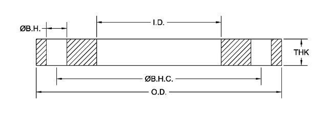 Pipe Fittings Direct. 6 inch carbon steel lightweight class 150 slip on ...
