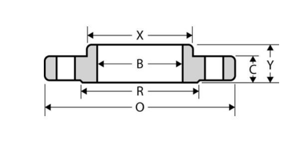Pipe Fittings Direct. 8 inch Slip On 304 Stainless Steel Flange