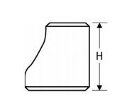 Pipe Fittings Direct. 30 X 24 inch schedule STD wall thickness SA-234 ...