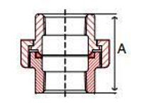 Pipe Fittings Direct. 3 inch NPT Galvanized Malleable Iron Union, class ...