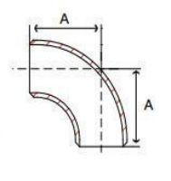 Pipe Fittings Direct. 12 inch Long Radius 90 degree Schedule 10 316 ...