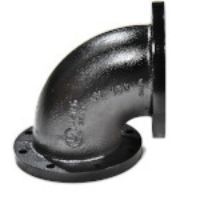 Pipe Fittings Direct. 2 inch NPT Flanged Short Radius 90 Degree Elbow ...