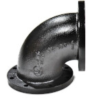 Pipe Fittings Direct. 4 inch NPT Flanged Short Radius 90 Degree Elbow ...