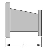 Pipe Fittings Direct. 12 X 10 inch class 125 cast iron flanged ...