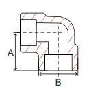 Pipe Fittings Direct. 1 inch 90 degree class 6000 forged carbon steel ...