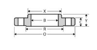 Pipe Fittings Direct. 4 inch Slip On 316 Stainless Steel Flat Face Flange
