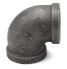 Pipe Fittings Direct. 1 ½ inch NPT class 300 threaded 90 deg A197 ...