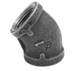 Pipe Fittings Direct. 1 ½ inch NPT class 300 threaded 45 degree A197 ...